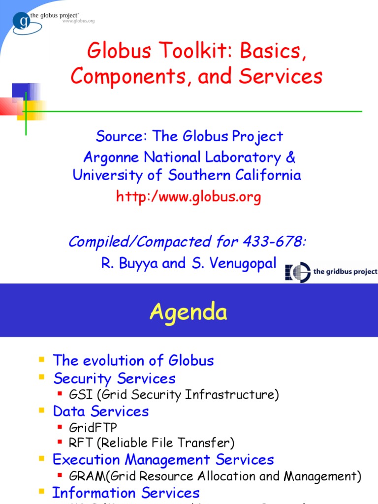 Understanding the Components and Services of the Globus Toolkit | PDF ...