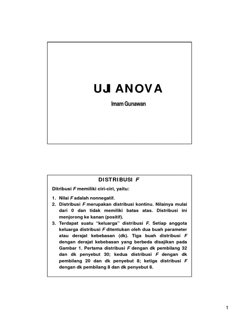 10 Uji Anova | PDF
