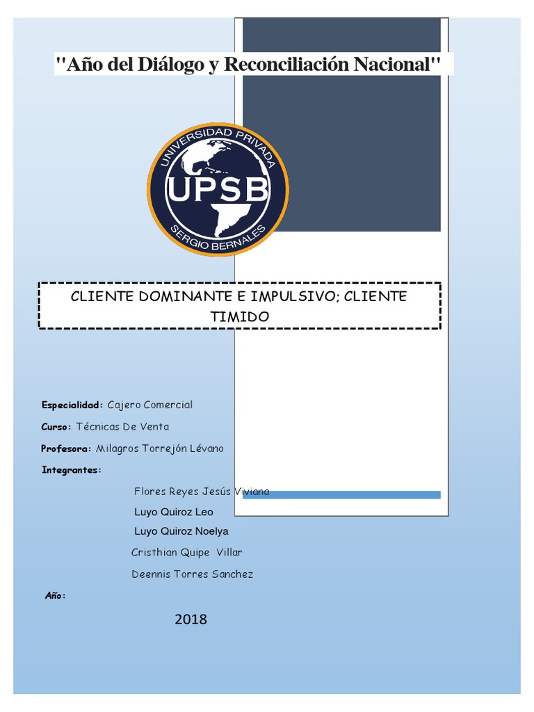 Cliente Impulsivo y Dominante | PDF
