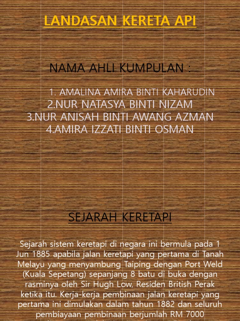 Landasan Kereta API | PDF