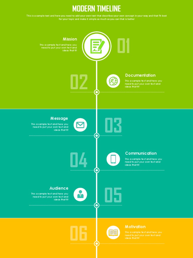 PowerPoint Timeline Slide Template | PDF | Microsoft Power Point ...