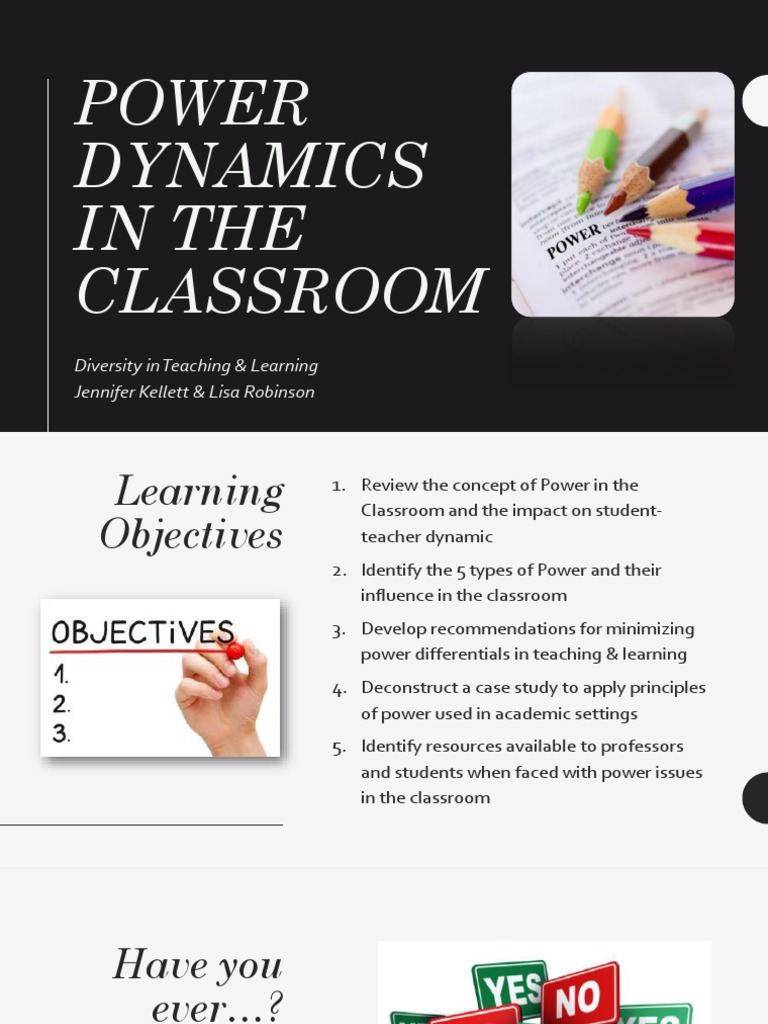 Power Dynamics in The Classroom | PDF | Mediation | Teachers