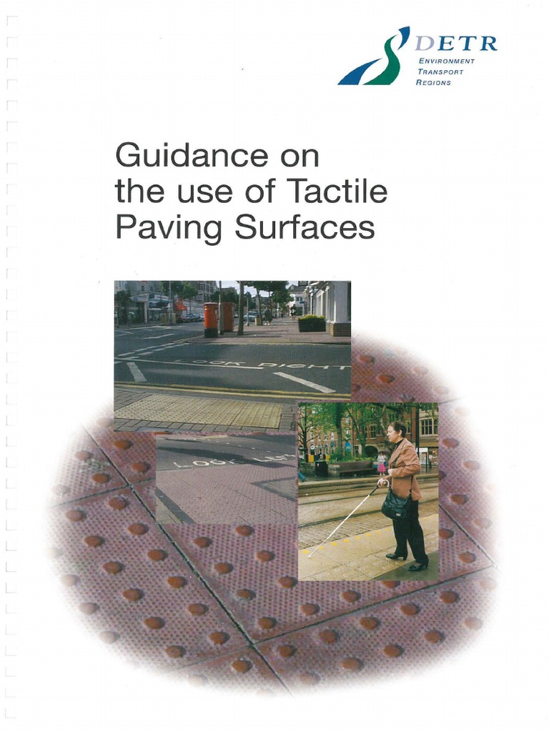 Tactile Paving Surfaces PDF | PDF | Visual Impairment | Pedestrian Crossing
