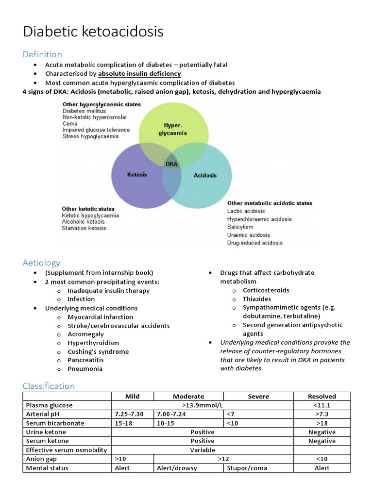 Diabetic Ketoacidosis | PDF | Hyperglycemia | Diabetes Mellitus