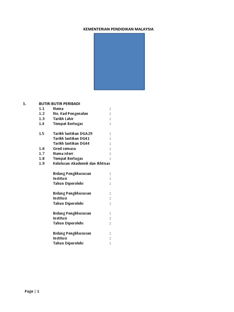 Contoh RESUME KPM PDF | PDF