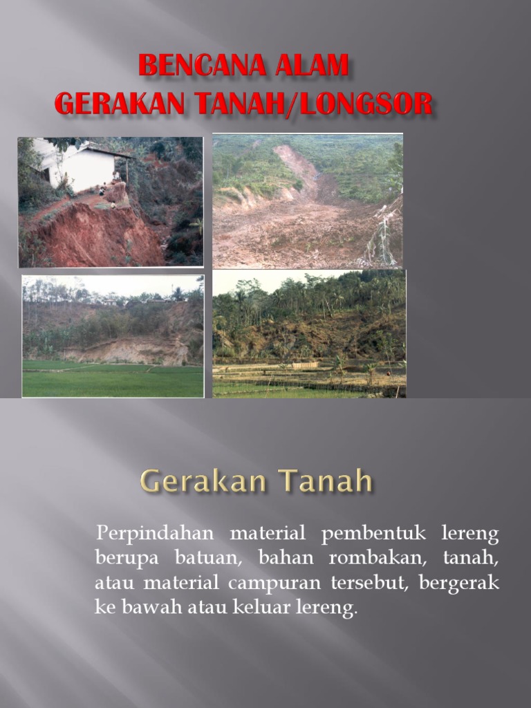 Bab 6-3.gerakan Tanah PWK | PDF