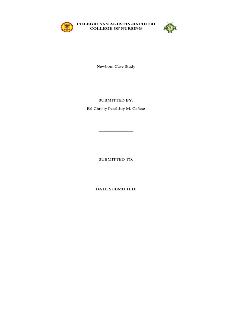 Newborn Case Study | PDF | Infants | Heat Transfer