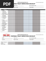 Canteen Inspection Checklist | PDF | Refrigerator | Foods