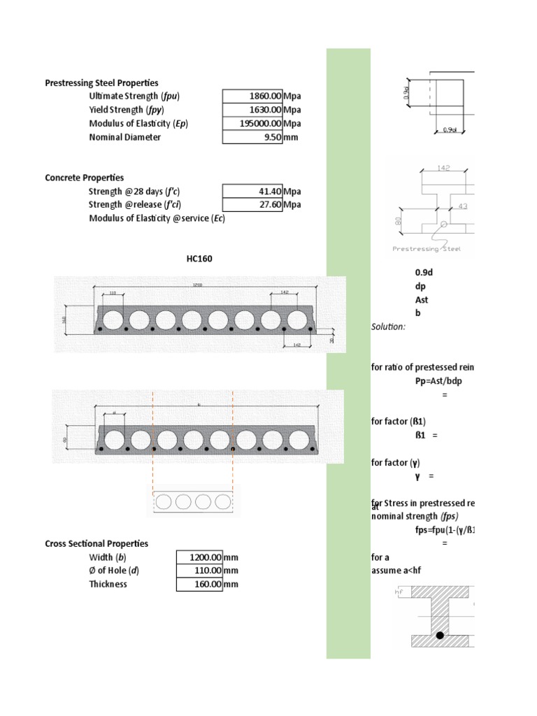HC Slab Design | PDF | Strength Of Materials | Building