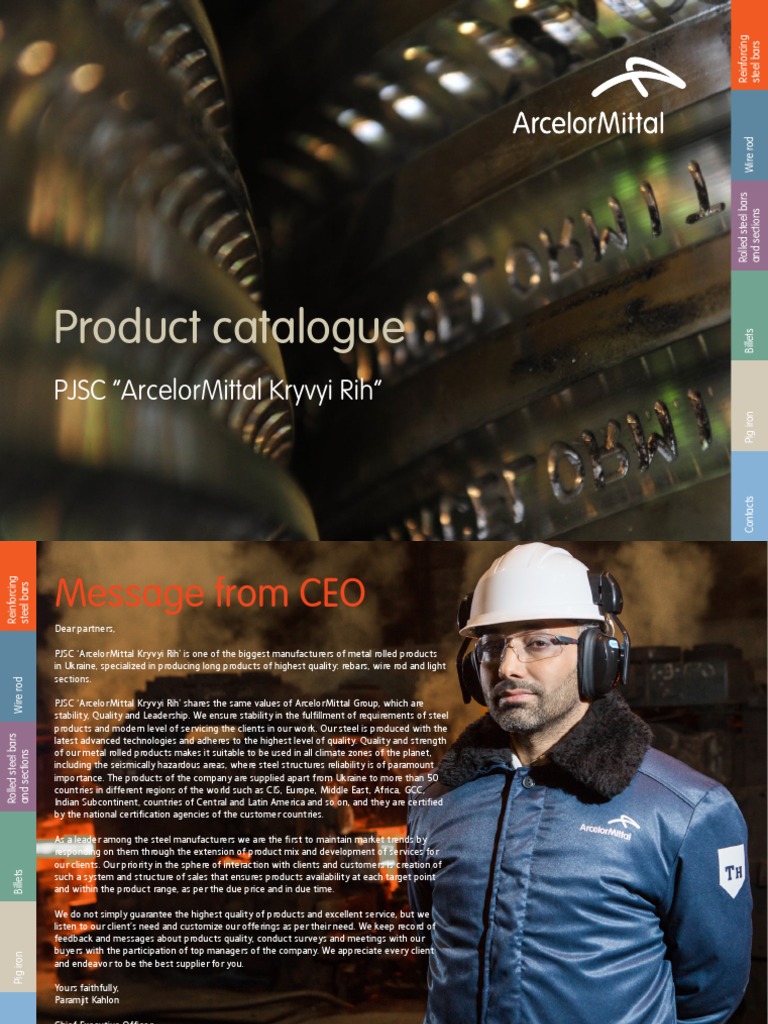 Steel-Product Catalog en | PDF | Rolling (Metalworking) | Engineering