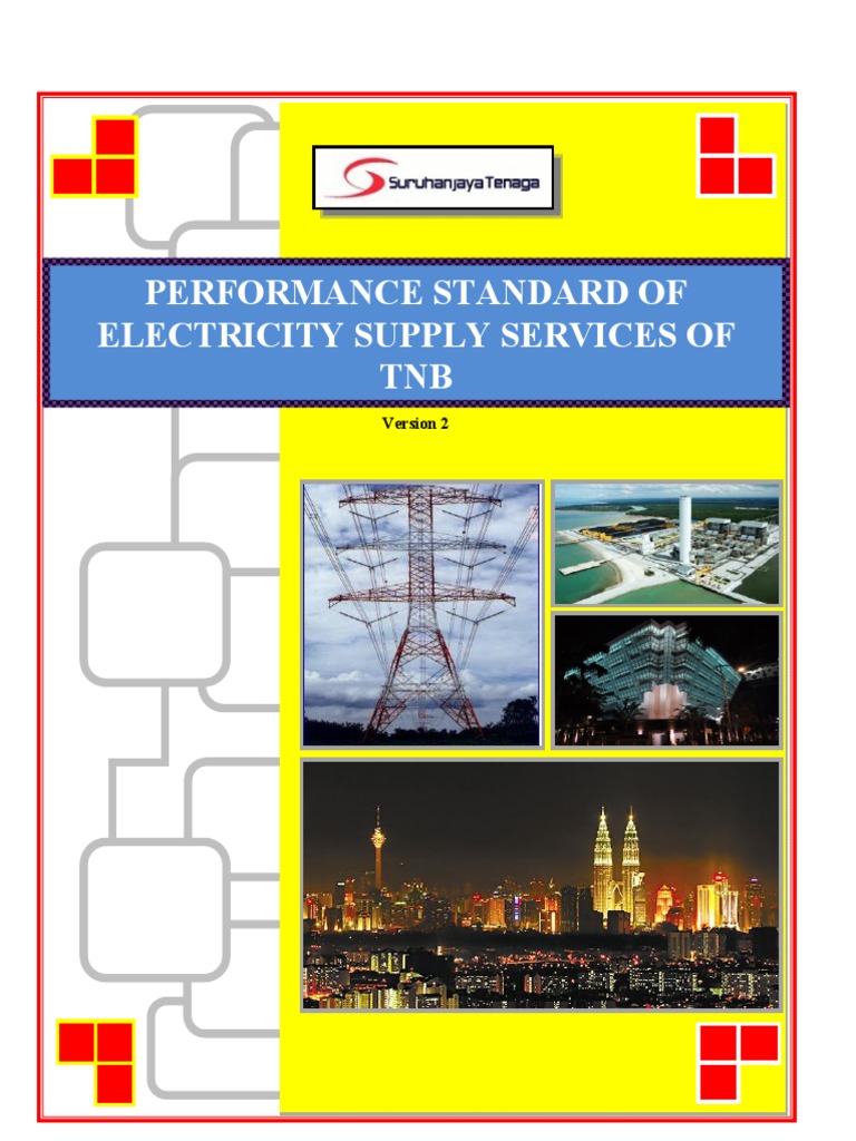 Performance Standard of Electricity Supply Services of TNB - 2016 | PDF ...