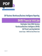 SAP BW Reporting Tutorial Guide | PDF | Finance & Money Management