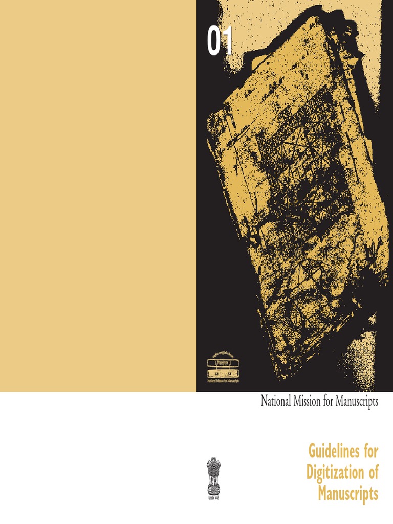 Guidelines For Digitization of Manuscripts | PDF | Image Scanner | Metadata