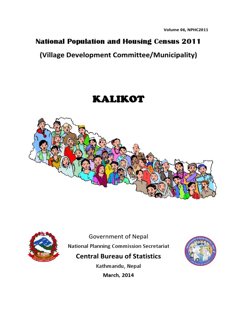 64 Kalikot - VDCLevelReport | PDF | Census | Nepal