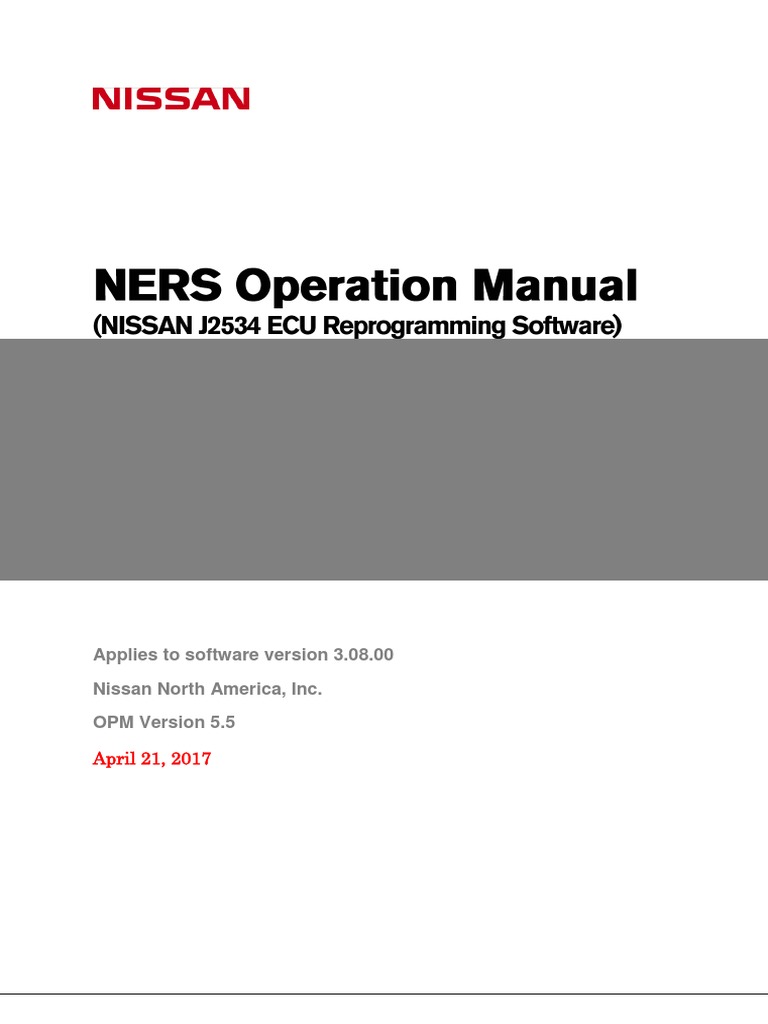 NERS Operation Manual V5.5 | PDF | Installation (Computer Programs ...
