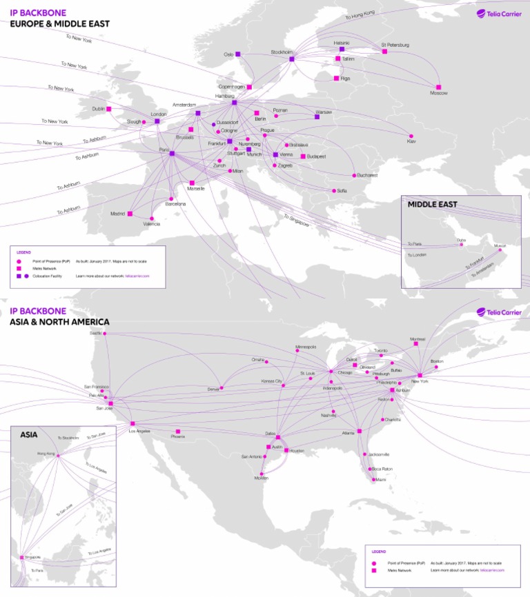 2017 01 17 Telia Carrier IP Backbone Map | PDF 2017 01 17 Telia Carrier IP Backbone Map | PDF