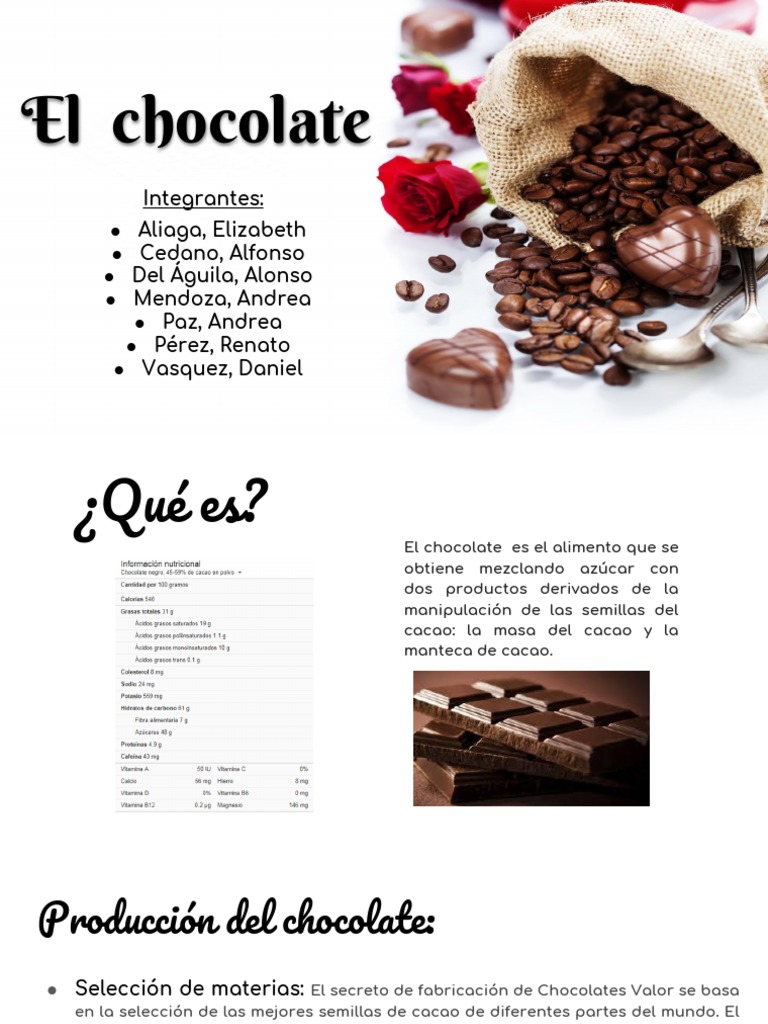 El Chocolate | Descargar gratis PDF | Chocolate | Antioxidante