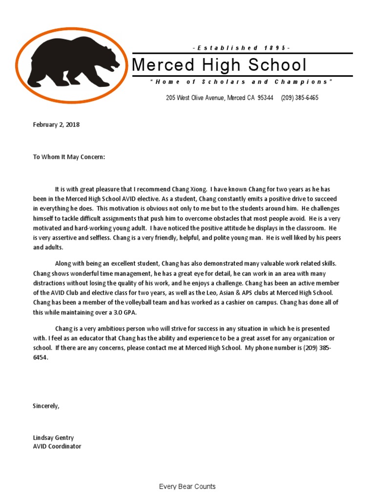 Merced High School: - Established 1895 | PDF | Career & Growth