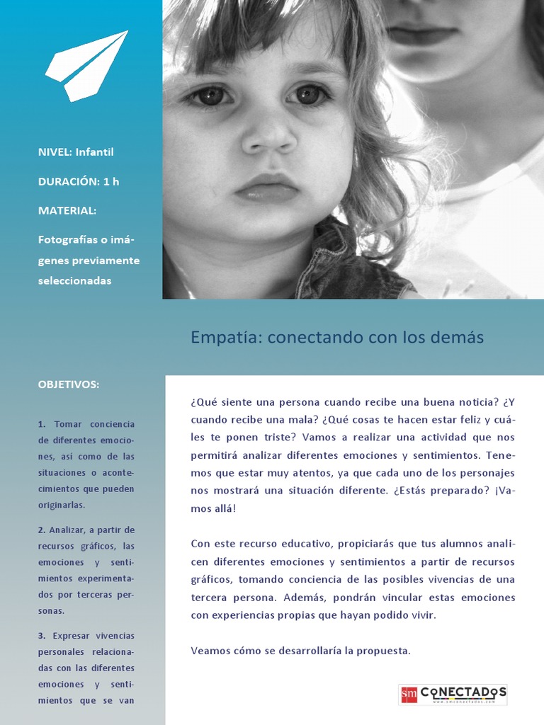 Actividad Infantil: Empatía y Emociones | PDF | Empatía | Las emociones