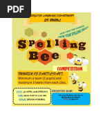 Rules of Spelling Bee Competition | PDF | Orchestras | Linguistics