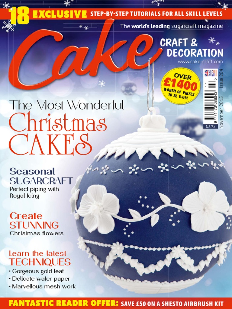 Cake Craft Decoration November 2015 UK | PDF | Cakes | Debit Card
