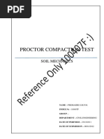 Soil Compaction Test Lab Report | PDF | Metrology | Earth Sciences