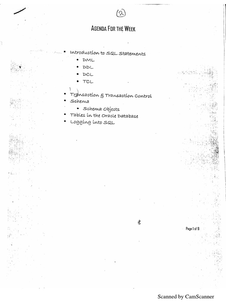 DataBase Week 2 | PDF