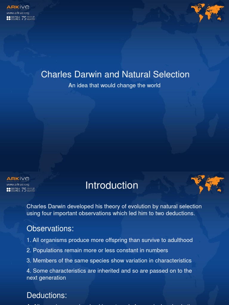 14-16yrs - Darwin - Charles Darwin and Natural Selection - Classroom ...