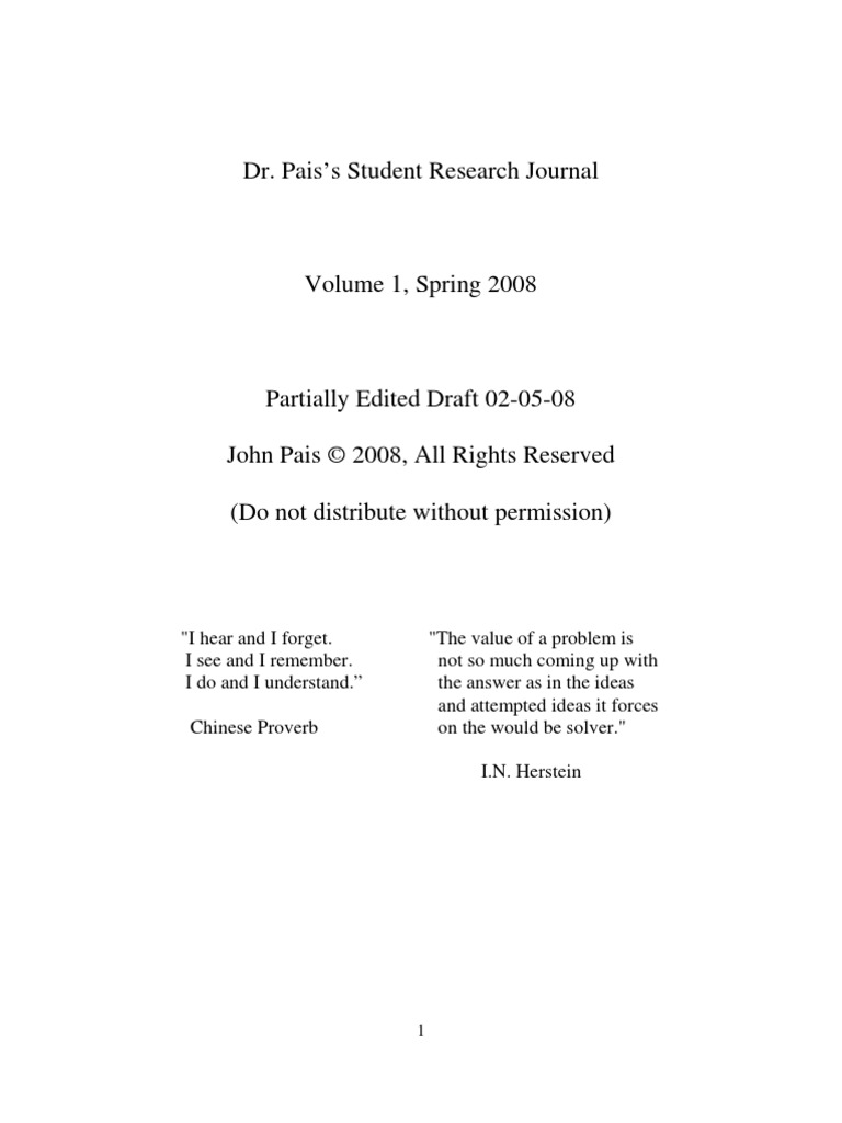 Math Research Papers | PDF | Stochastic Process | Euclidean Vector