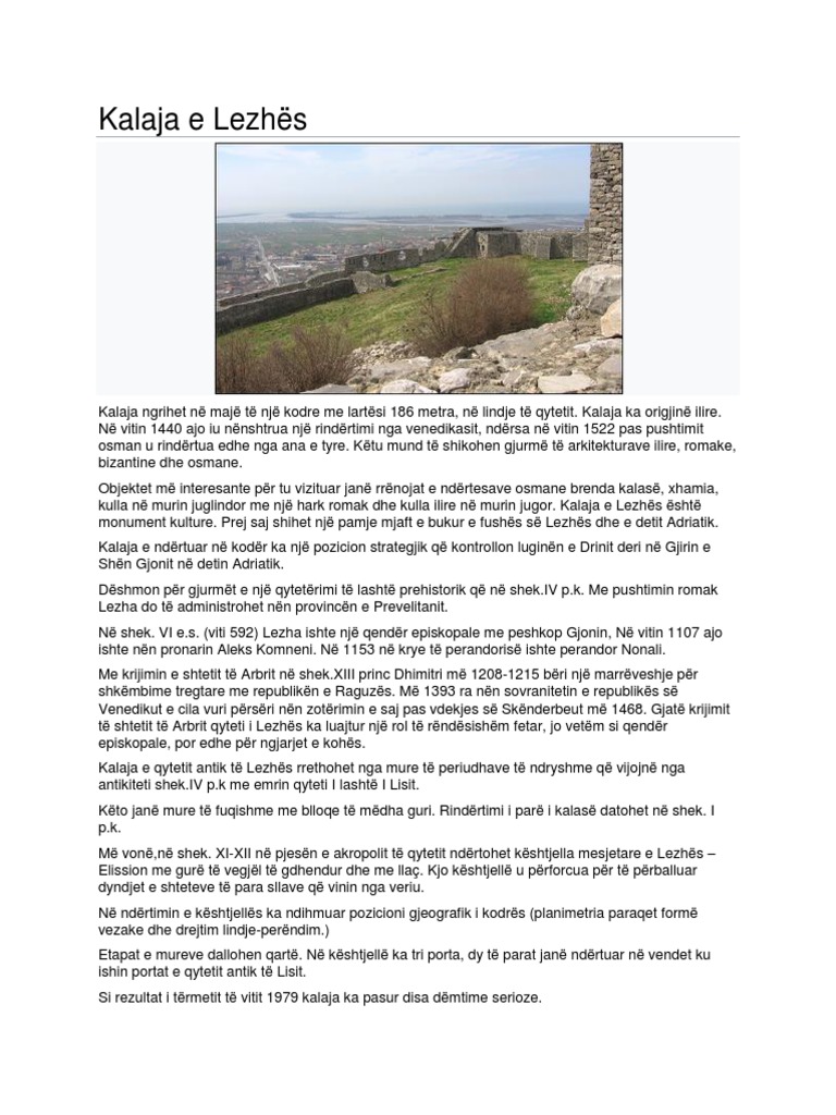 Historia e Shqiperise Permes Kalave | PDF