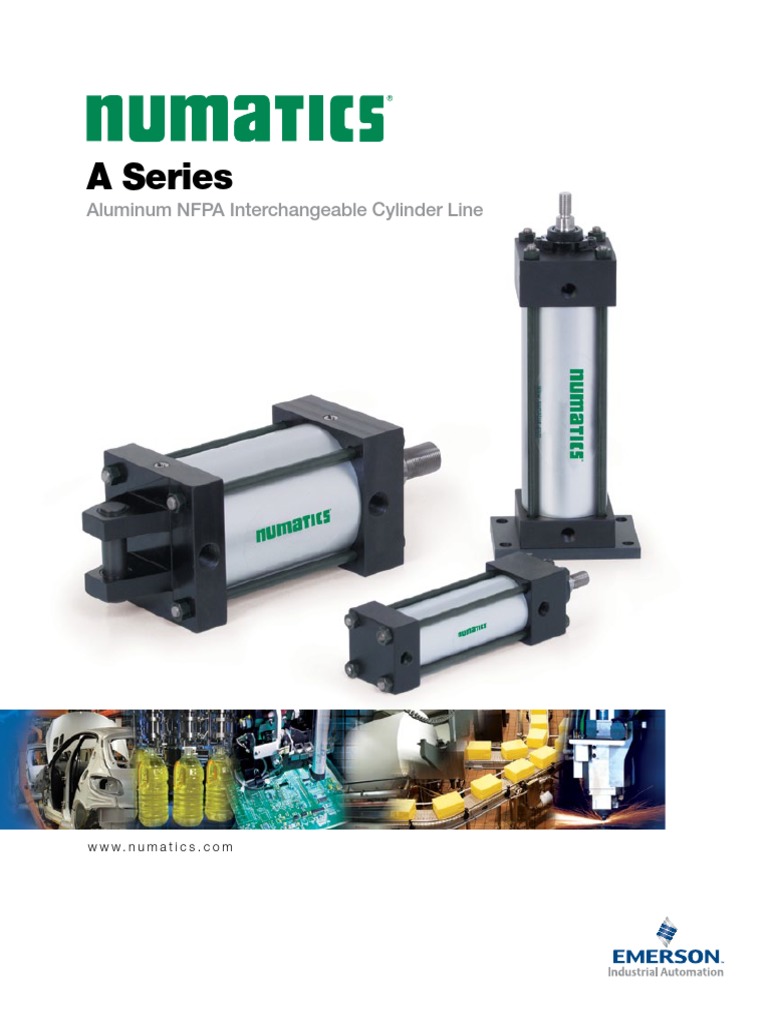 Numatics - Cilindros Pneumáticos (En) | PDF | Piston | Cylinder (Engine)