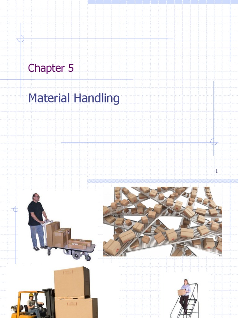 Chap 5 - Material Handling PDF | PDF | Pallet | Warehouse