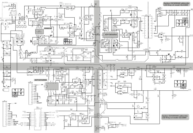 LG Model 32LG2000 LCD Power SCH | PDF