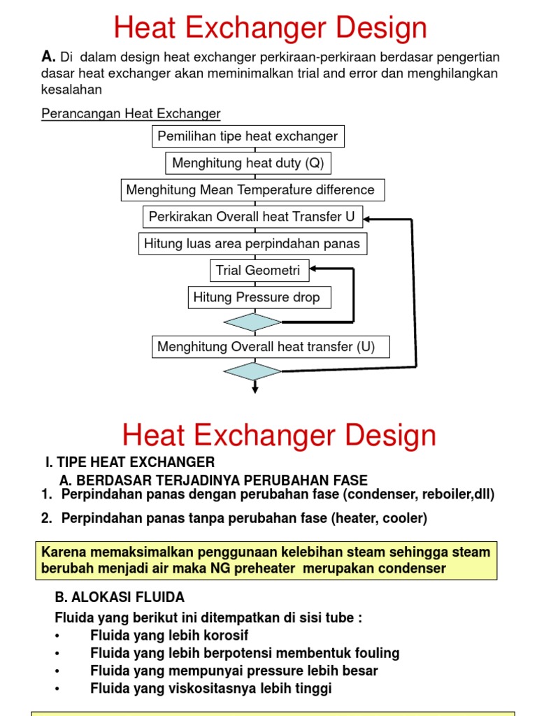 Heat Exchanger Design | PDF