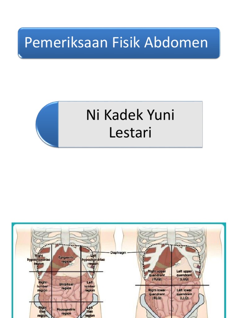 Pemeriksaan Fisik Abdomen Lengkap | PDF | Kesehatan Holistik