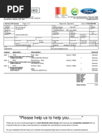 Toyota Invoice | PDF | Transport | Vehicle Industry