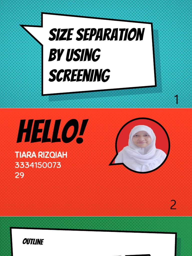 Size Separation by Using Screening | PDF