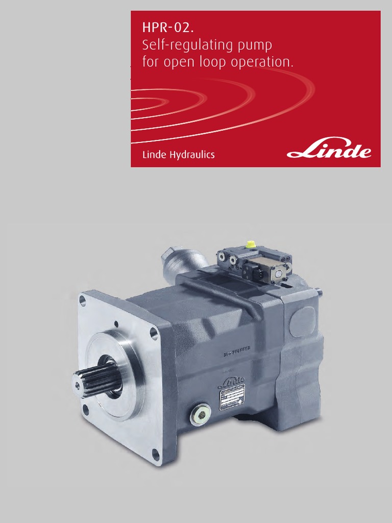 Linde HPR 02 Datasheet | PDF | Pump | Screw