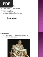 GEC 06 Art Appreciation Module 3 (Sculpture) | PDF | Sculpture | Relief