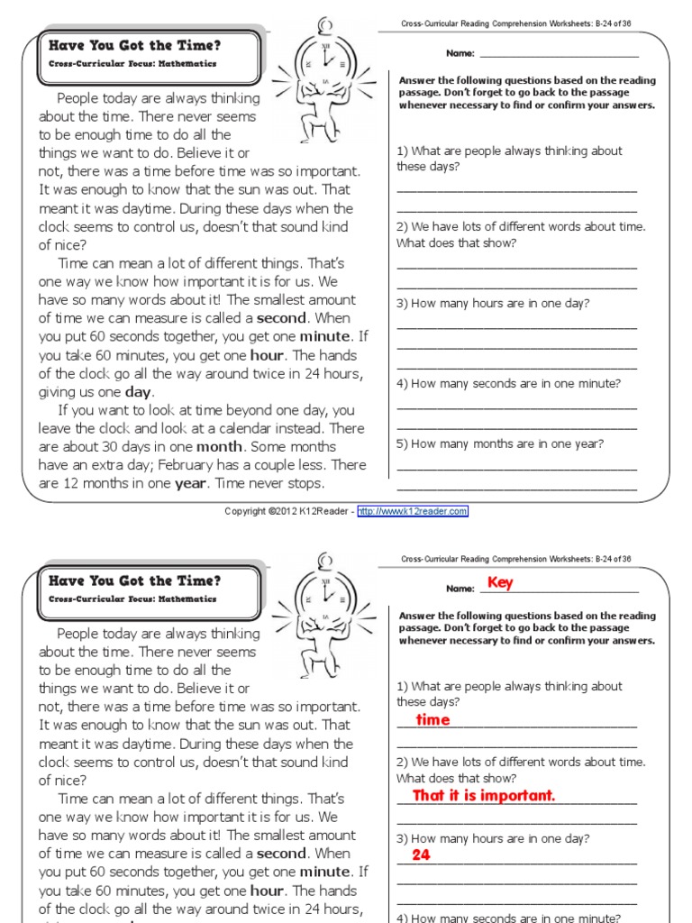 Gr2 Wk24 Have You Got The Time | PDF | Clock | Time