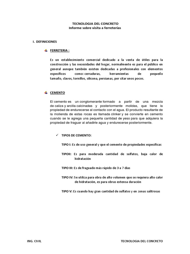 Tecno Concreto | Descargar gratis PDF | Cemento | Hormigón