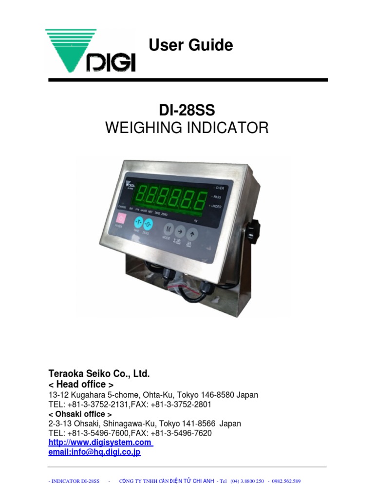 Manual Digi 28ss | PDF | Power Supply | Electricity
