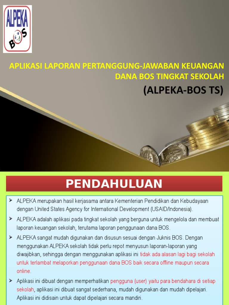 Pengenalan Alpeka V1.3 | PDF | Pengelolaan Keuangan & Uang