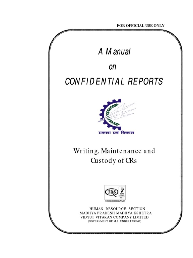 ACR Manual PDF | Download Free PDF | Employment | Government