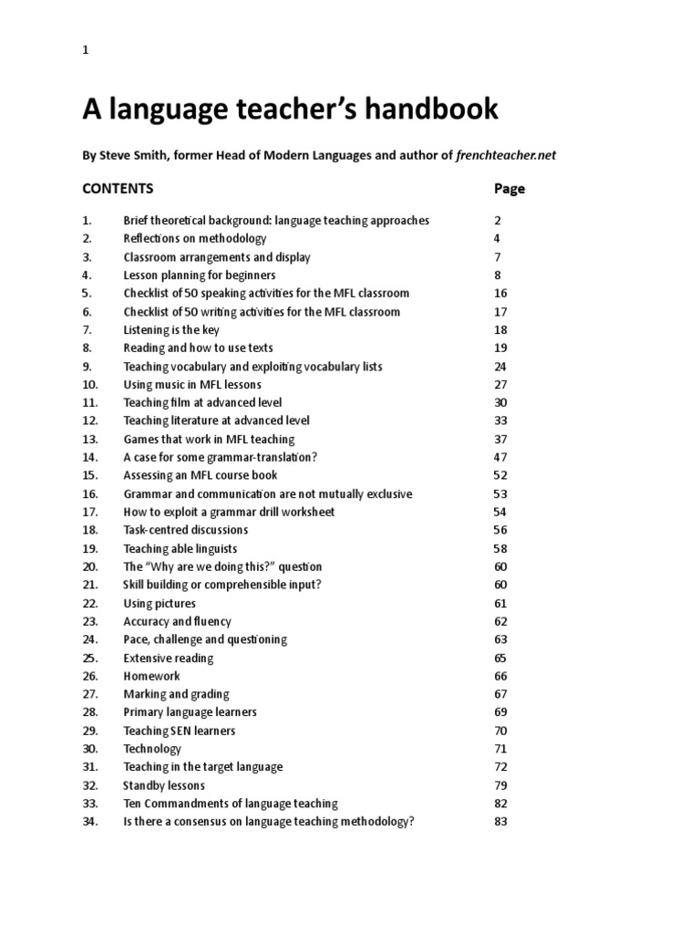 Teacher S Guide Pdf Language Education Second Language