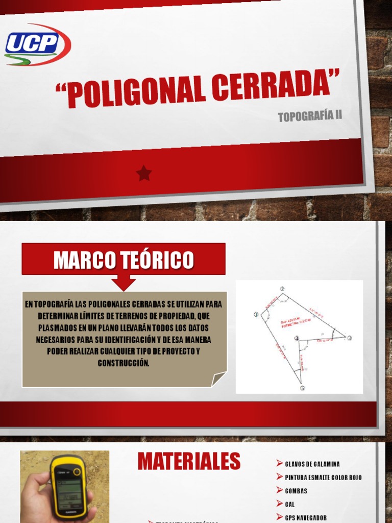 Poligonal Cerrada | PDF | Topografía | Infografia