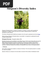 Simpson's Diversity Index - Practice Questions | PDF | Language Arts ...