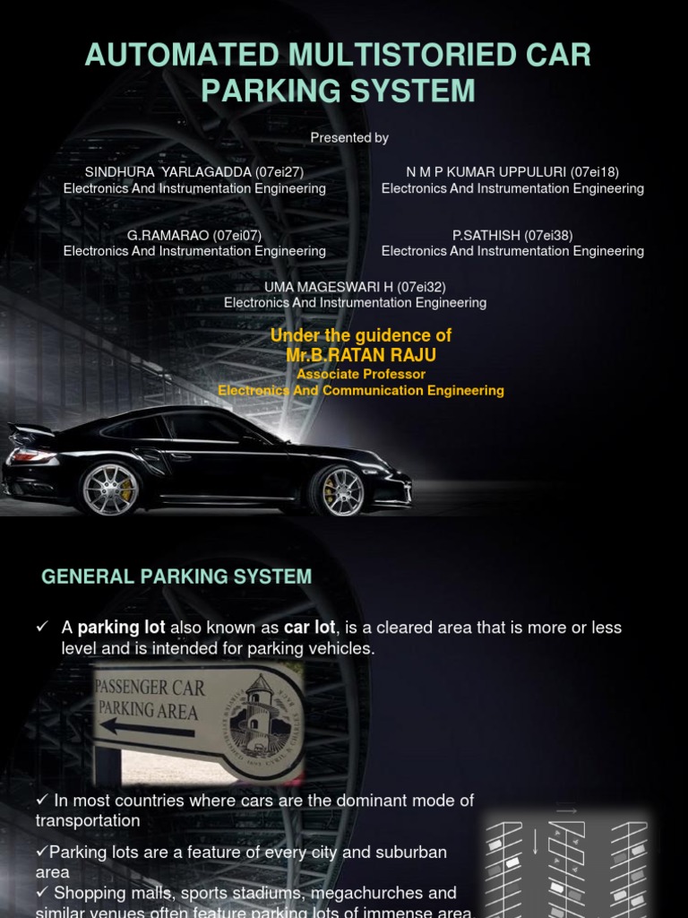 Automated Multistoried Car Parking System | PDF | Elevator | Sensor