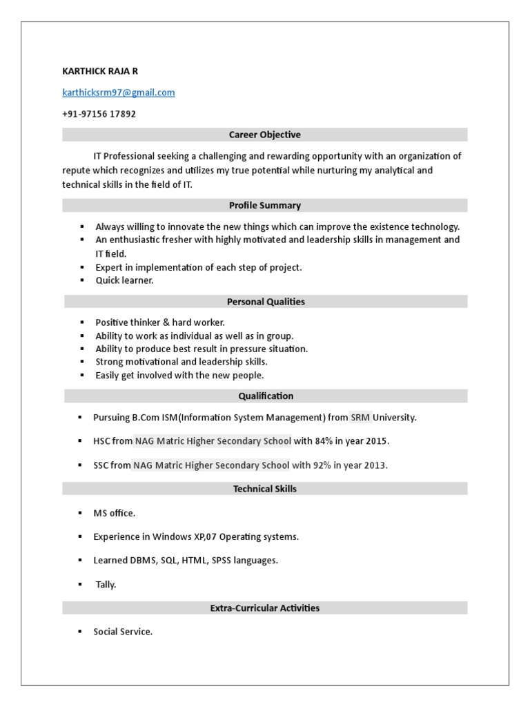 Karthick Raja Resume | PDF | Leadership | Change