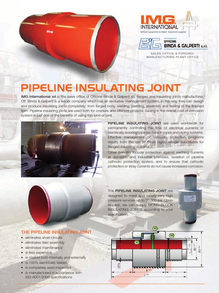 Pipeline Insulating Joint Specifications | PDF | Pipeline Transport ...